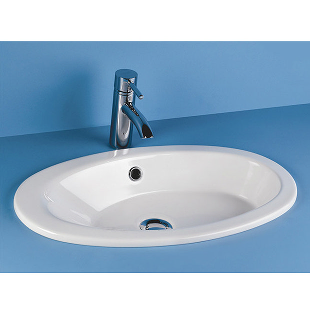 RAK - Infinity 55cm Inset Basin - INFUCBAS at Victorian Plumbing UK
