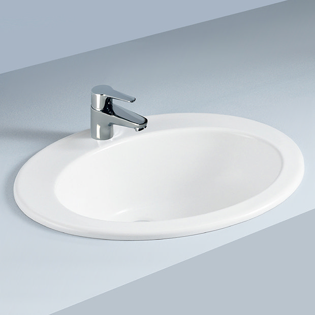 RAK - Jessica 530mm Inset Basin - RAK-JESS at Victorian Plumbing UK