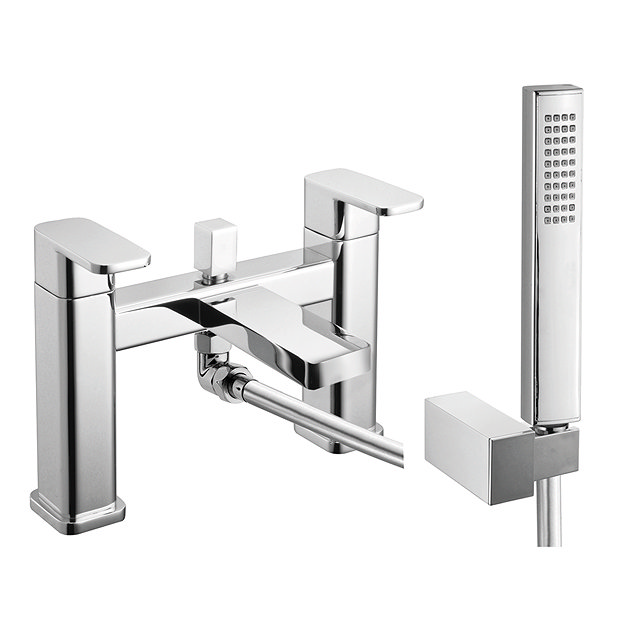 RAK - Resort Bath Shower Mixer With Shower Kit - Chrome - RAK710922