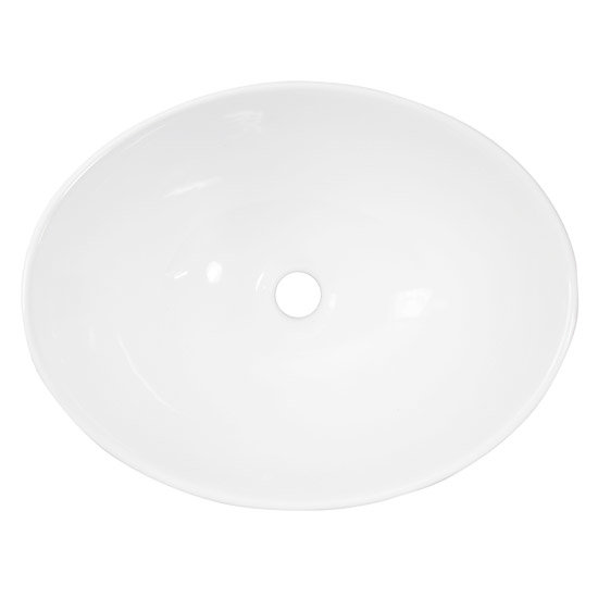 RAK - Shell Sit On Vanity Basin - No TH - SHELBAS at Victorian Plumbing UK