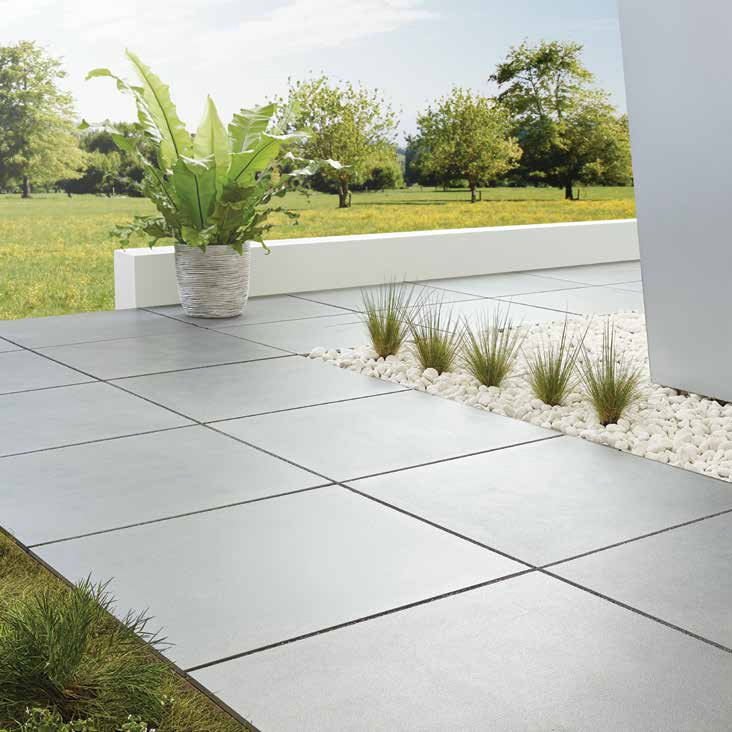 RAK Surface 2.0 Mid Grey Matt Outdoor Porcelain Tiles 600 x 600mm ...