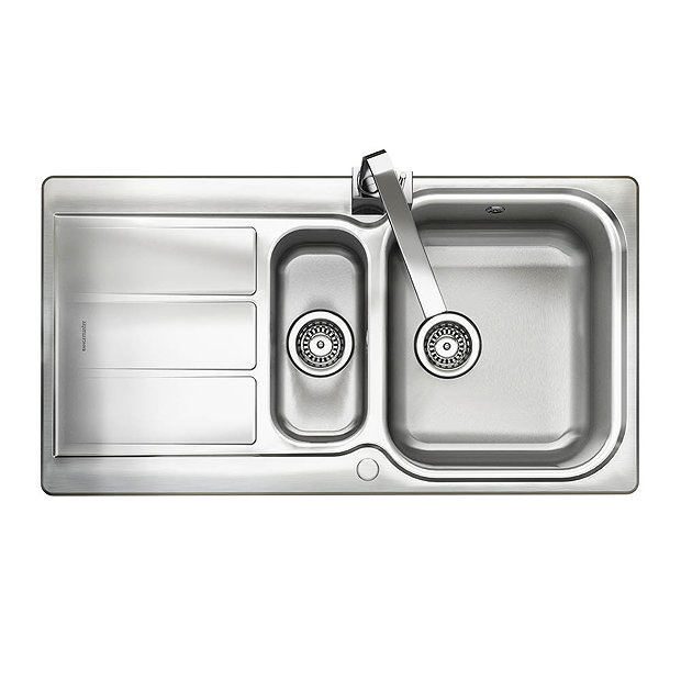 Rangemaster Glendale 1.5 Bowl Stainless Steel Kitchen Sink