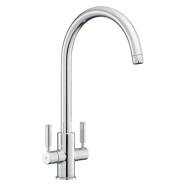 Rangemaster Intense Chrome Dual Lever Kitchen Tap - TID1CM