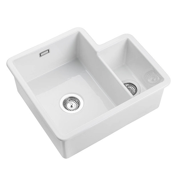 Rangemaster Rustique 1.5 Bowl Ceramic Kitchen Sink 595 x 520mm