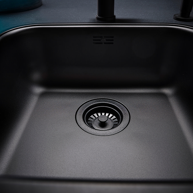 Reginox Colorado Comfort 1.0 Bowl Jet Black Inset/Undermount Kitchen Sink