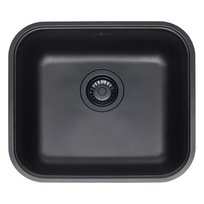 Reginox Colorado Comfort 1.0 Bowl Jet Black Inset/Undermount Kitchen Sink