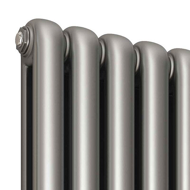 Reina Coneva Horizontal Steel Designer Radiator - Silver