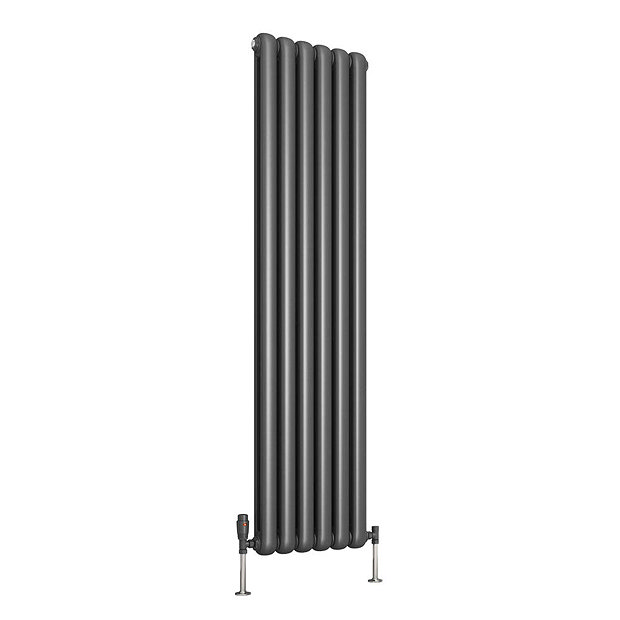 Reina Coneva Vertical Steel Designer Radiator - Anthracite