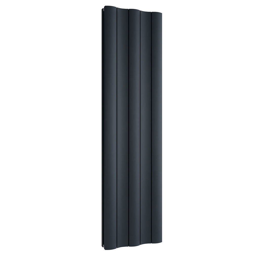 Reina Gio Vertical Double Panel Aluminium Radiator | Anthracite Design