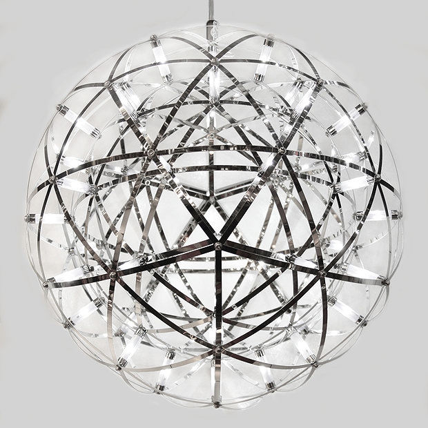 Revive 60cm Sparkle LED Chrome Pendant Ceiling Light