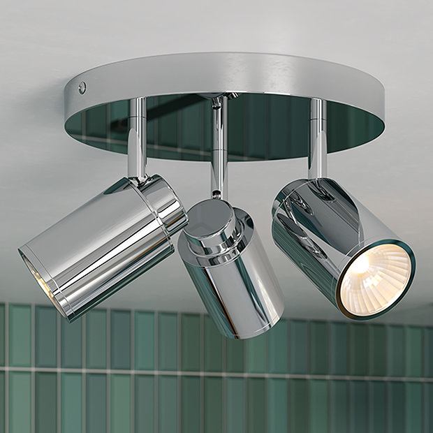 Revive Adjustable 3 Light Spotlight - Chrome