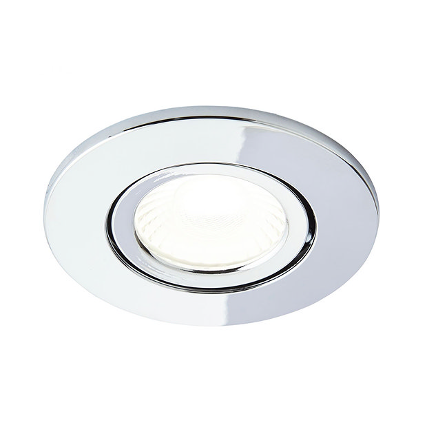 Revive Chrome IP65 LED Fire-Rated Tiltable Downlight