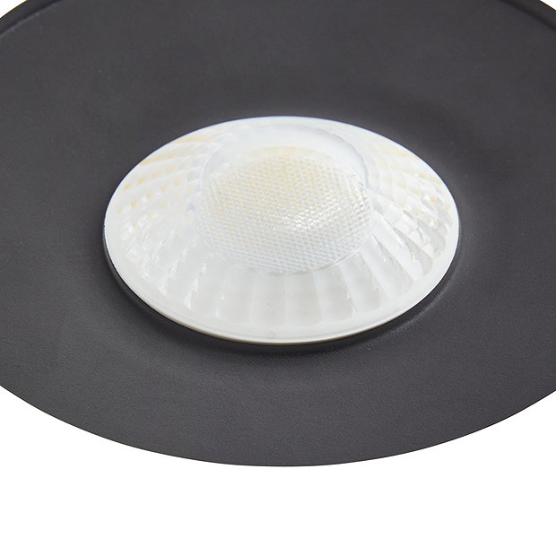 Revive Satin Black IP65 LED Fire-Rated Fixed Downlight