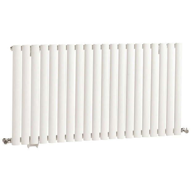 Revive Large Single Panel Designer Radiator - White at Victorian ...