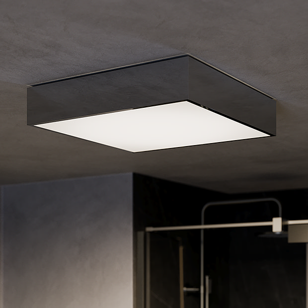 Revive Square Bathroom ceiling light - Chrome