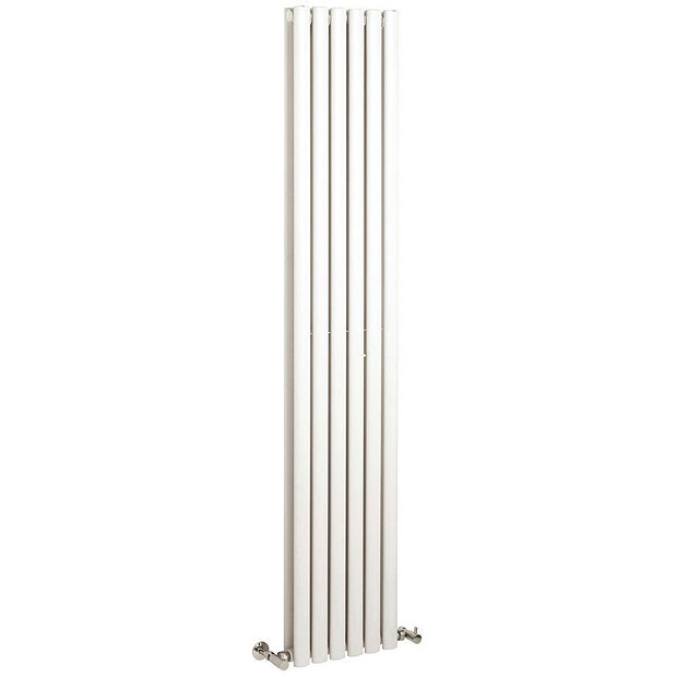 Revive Vertical Double Panel Designer Radiator - White at Victorian ...