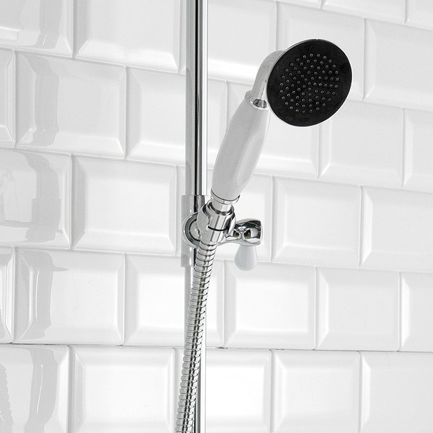 Richmond Traditional Thermostatic Shower With Rigid Riser Kit | Online