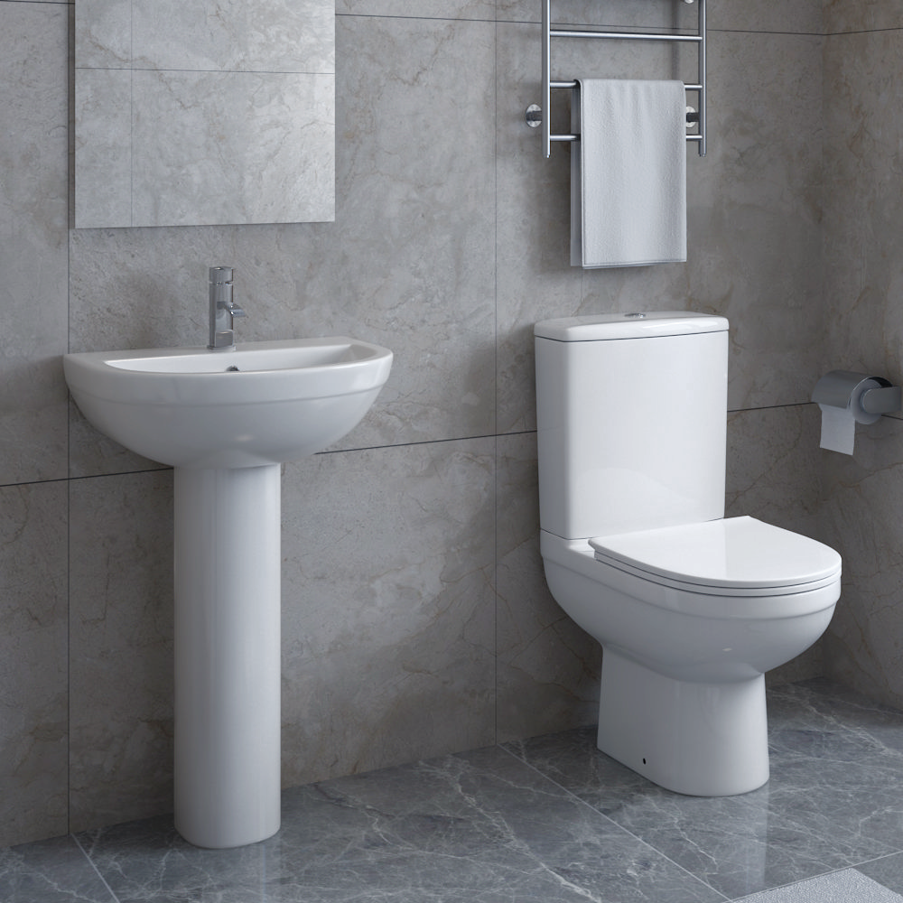 Ringo 4-Piece Modern Bathroom Suite | Victorian Plumbing.co.uk
