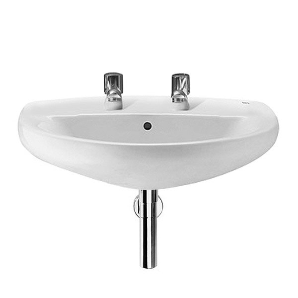 Roca Laura Wall Hung 2TH Basin | Now Online At Victorian Plumbing