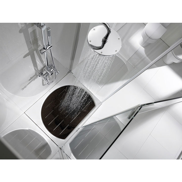 Roca Loft Chrome Shower Mixer Column With Kit | Victorian Plumbing