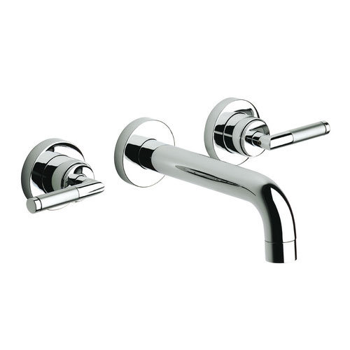 Roca Loft Elite Wall Mounted 3 Hole Basin Mixer | Victorian Plumbing