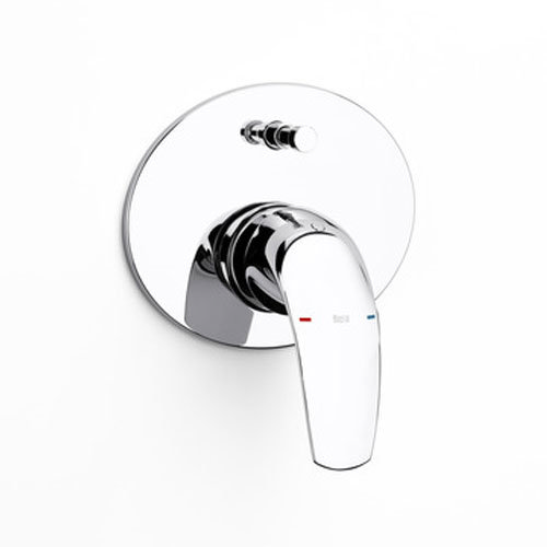 Roca M2-N Chrome 1/2" Built-in Bath Shower Mixer with Automatic ...
