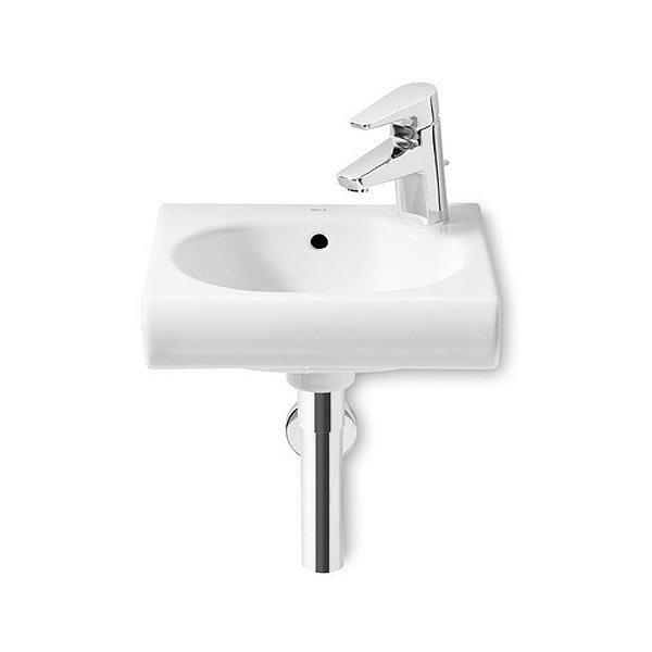 Roca Meridian-N Compact Wall-hung 1TH Basin at Victorian Plumbing UK