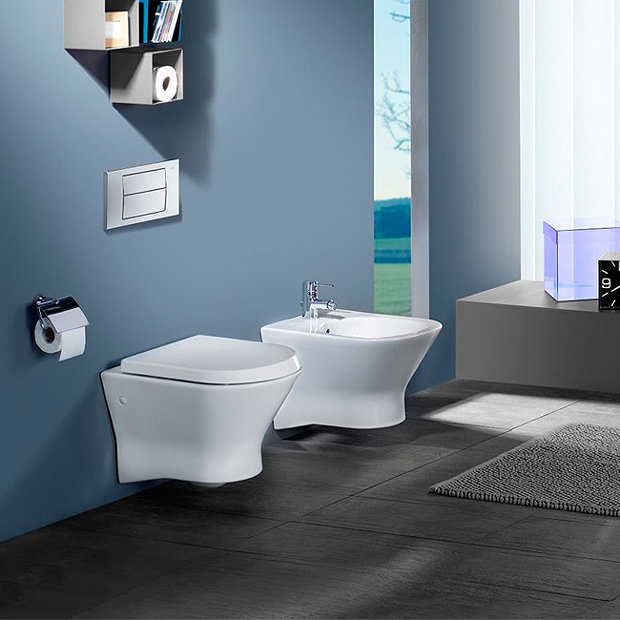 Roca Nexo Wall Hung Pan and Soft-Close Seat