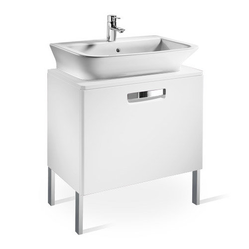 Roca - The Gap wall hung base unit with basin at Victorian Plumbing UK