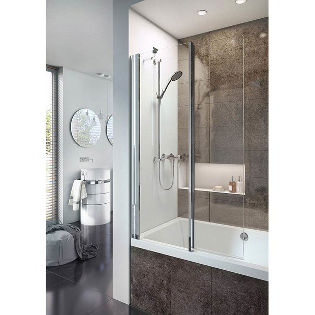 Roman Collage Folding Bath Screen | Now At Victorian Plumbing.co.uk