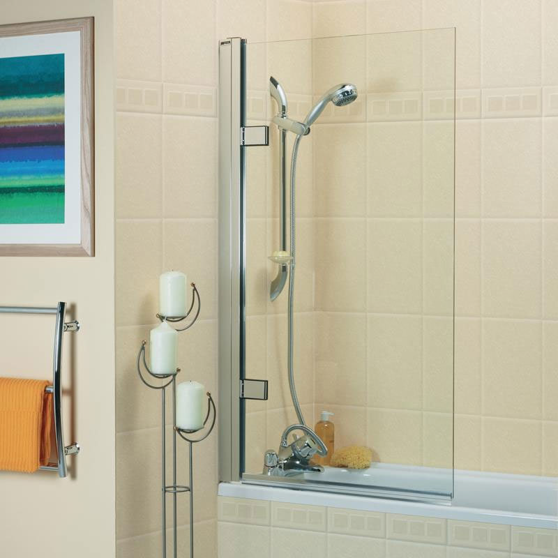 Roman Collage Hinged Bath Screen | Online At Victorian Plumbing.co.uk