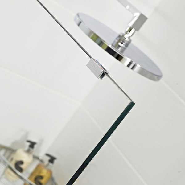 Roman Decem Square Hinged Bath Screen | Online At Victorian Plumbing