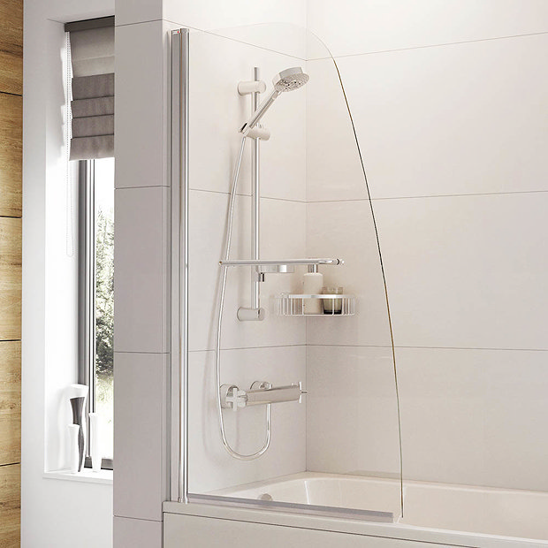 Roman Haven Angled Bath Screen| Available At Victorian Plumbing.co.uk