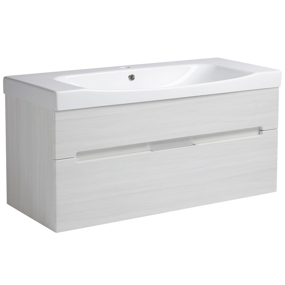 Roper Rhodes Diverge 1000mm Wall Mounted Unit | Alpine Elm Finish