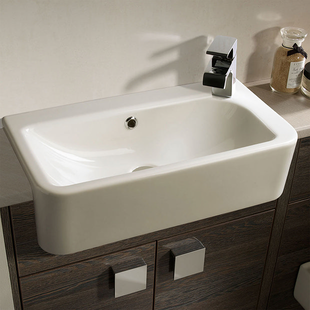 Roper Rhodes Geo 540mm Slimline Semi-Countertop Basin | Online Now