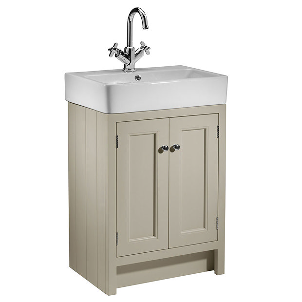 Roper Rhodes Hampton 575mm Countertop Unit & Basin | Mocha Finish