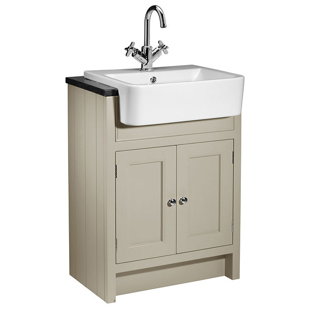 Roper Rhodes Hampton 600mm Semi-Countertop Unit & Basin | Mocha Finish