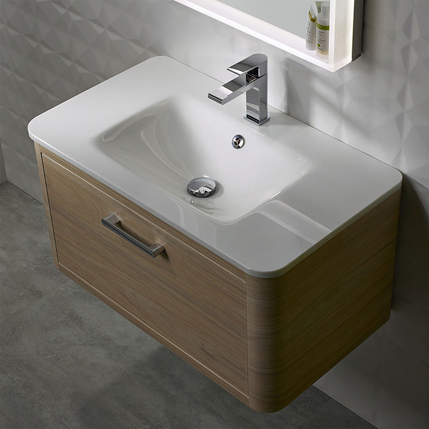 Roper Rhodes Moment 800mm Wall Mounted Dark Elm Unit | Available Now