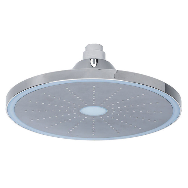 Roper Rhodes Round 220mm LED Shower Head | Victorian Plumbing.co.uk