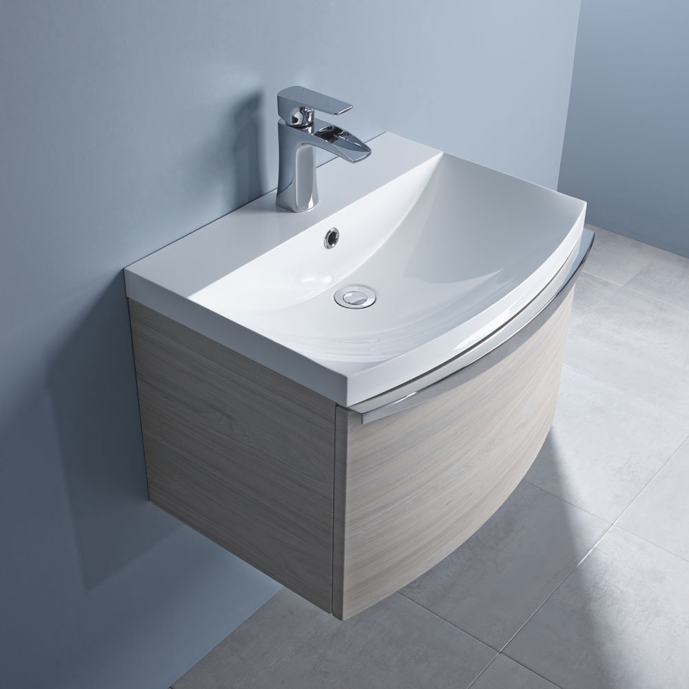 Roper Rhodes Serif 600mm Wall Mounted Unit | Light Elm Finish | Online