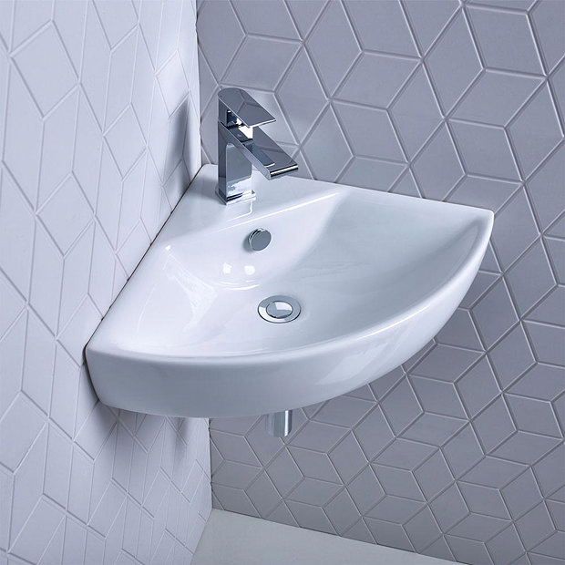 Roper Rhodes Zest 450mm Corner Basin | At Victorian Plumbing.co.uk