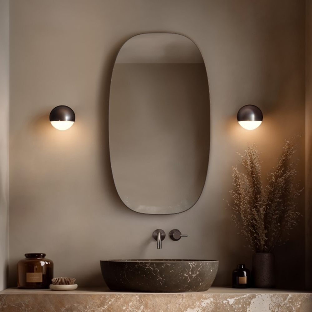 Roxbury Barrel 450 x 800mm Brushed Bronze Mirror