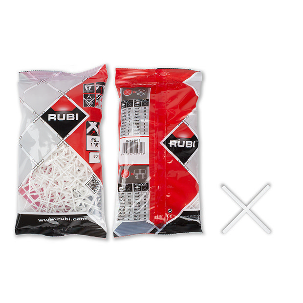 Rubi 1.5mm Tile Spacers (Pack of 300) - 02912