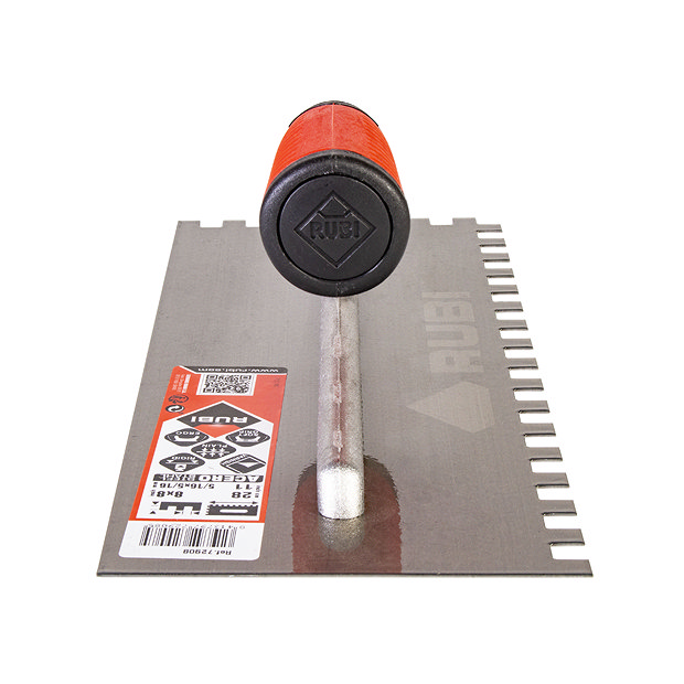 Rubi RUBIFLEX 8x8mm Notched 28cm Trowel - 74940