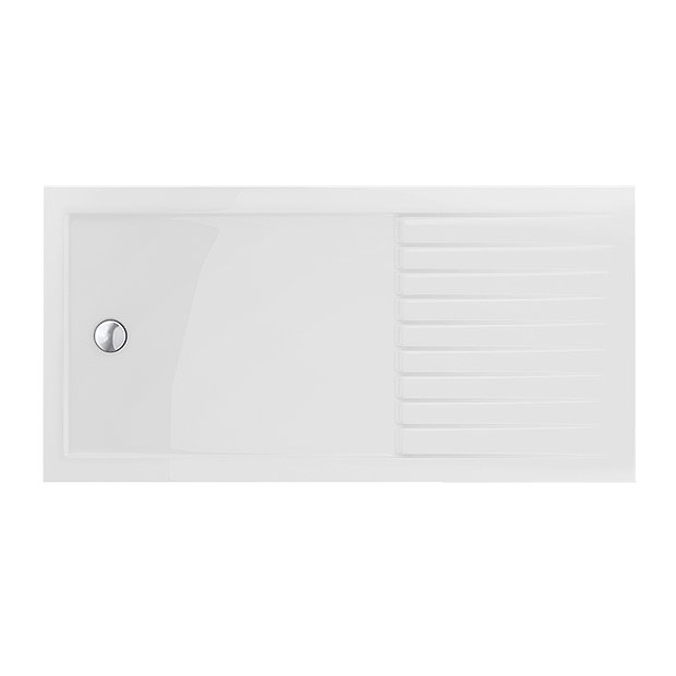 Nova 1600 x 800 Walk In Enclosure With Side & Return Panel | Victorian ...