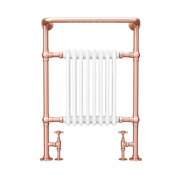 Chatsworth Savoy Rose Gold Traditional Heated Towel Rail Radiator ...