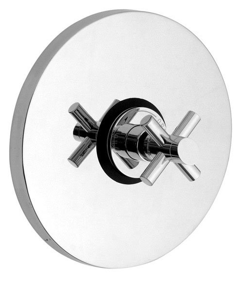 Scope Concealed Thermostatic Sequential Shower Valve with Round Plate ...