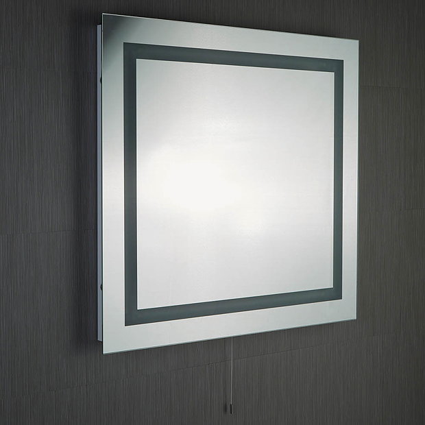 Searchlight Illuminated Rectangular Mirror - 8510