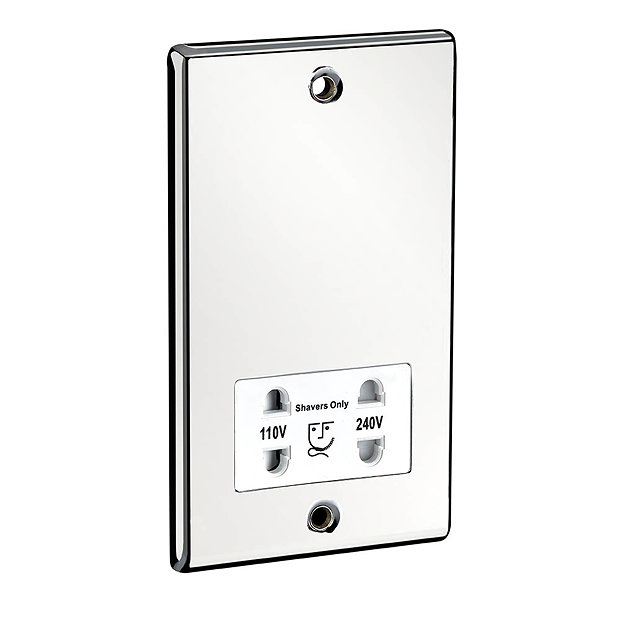 Chrome Shaver Socket - Sensio SE3014200 | Victorian Plumbing