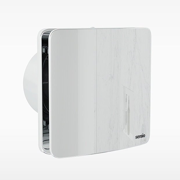 Sensio Rubi Chrome Bathroom Ventilation Fan - SE971910